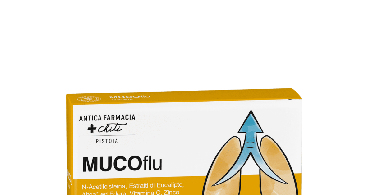 MUCOflu Farmacisti Preparatori 12 Buste - Antica Farmacia Chiti